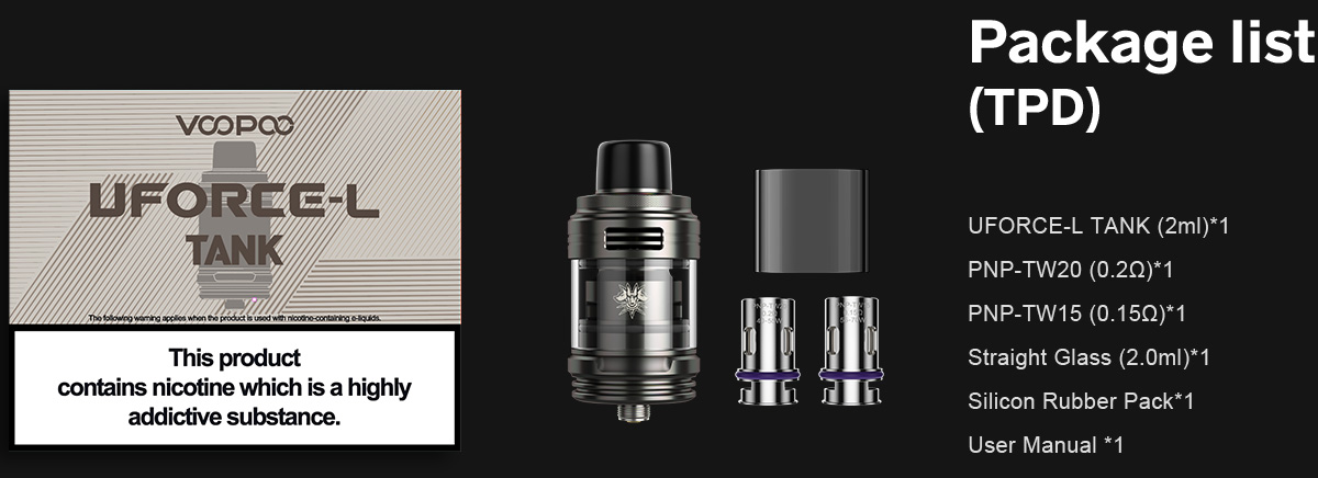 UFORCE-L TANK-VOOPOO VAPE Spark Your Life